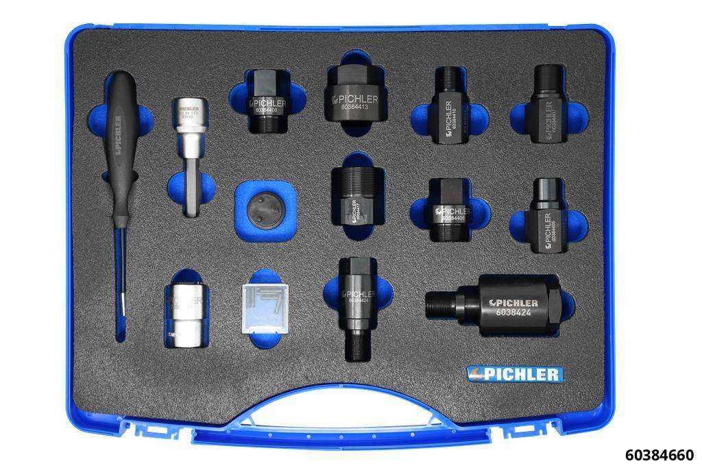 Injector Adapter Set 15 pc | 60384660 | PICHLER Tools - Onlineshop