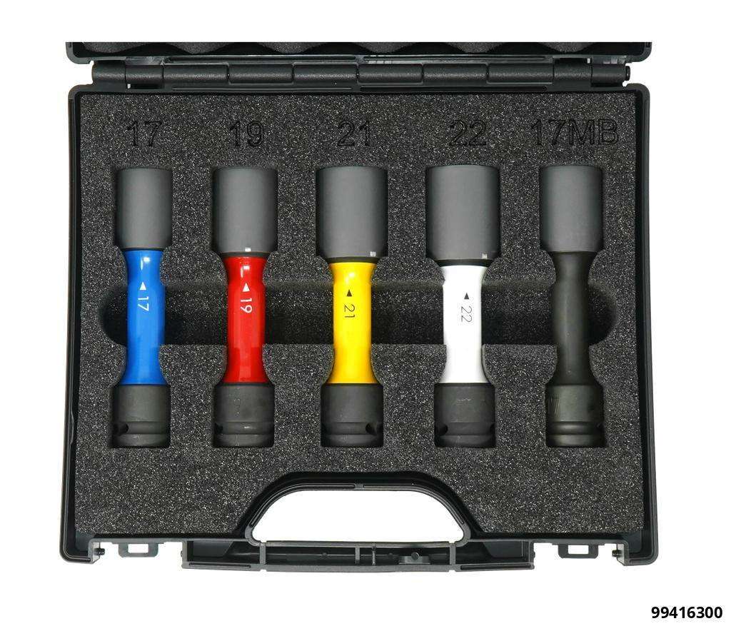 XL-impact socket-set ½", 5 pcs. | 99416300 | PICHLER Tools - Onlineshop